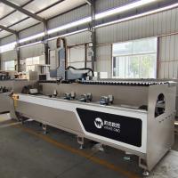 China Aluminum UPVC 3 Axis CNC Drilling Milling Machine 6kW Spindle 18000rpm for Window Door Curtain Wall for sale