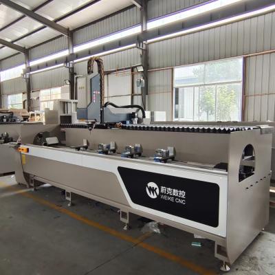China Weike Machinery 3 Axis CNC Drilling Milling Machine for Aluminum Profiles 3000mm 6KW for sale