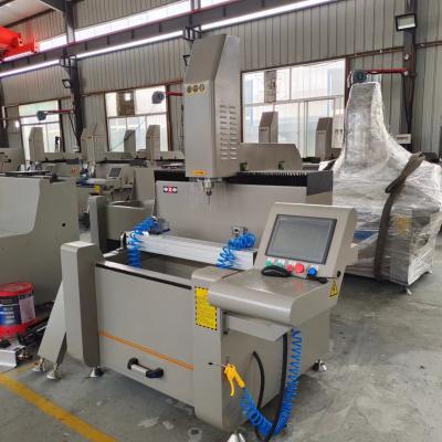 China 3 Axis CNC Drilling Milling Machine 800mm for Aluminum PVC UPVC Window Door for sale