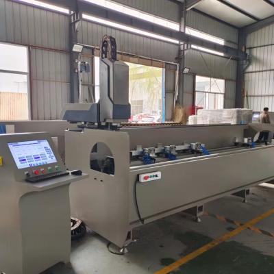 China Aluminum 3 Axis CNC Drilling Milling Machine 6KW 3200mm for Aluminum Profile Processing for sale