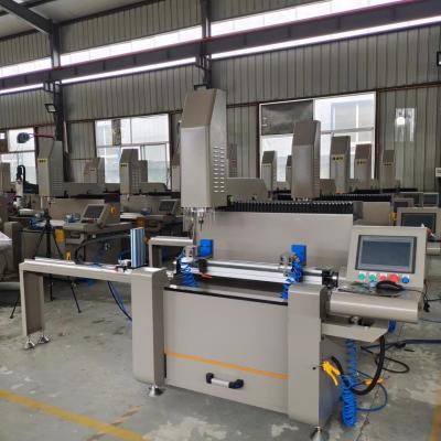 China 3 Axis CNC Copy Router 800mm Aluminium PVC UPVC Drilling Milling Chamfering Machine 3.5kW for sale
