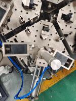 China Automatic Four-Head CNC Corner Crimping Machine 450x450mm to 1800x3000mm Frame Size 7.5kW Power for sale
