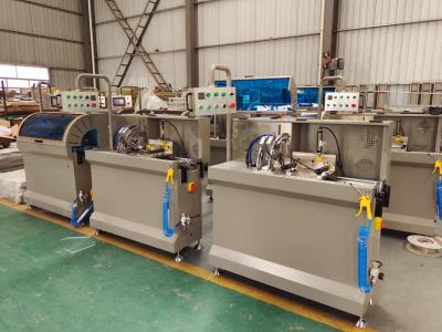 China CNC Automatic Miter Saw Corner Connector Cutting Machine LJMJ-CNC-500 with 500mm Carbide Blade for Aluminum Windows for sale