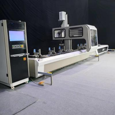 China Remote Control 4 Axis Cnc Machine Aluminum Curtain Wall Machine for sale