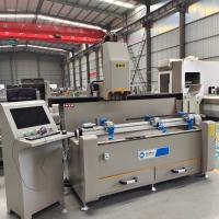 China Double Head Aluminum Profile CNC Drilling Milling Machine 3200mm with 14.5KW Power and 3+1 Axes Control for sale