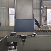 China Weike 3+1 Axis CNC Drilling Milling Machine 3200mm Worktable ±90° Rotation for Aluminum Profiles for sale