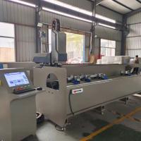 China Weike 3+1 Axis CNC Drilling Milling Machine 3200mm Worktable ±90° Rotation for Aluminum Profiles for sale
