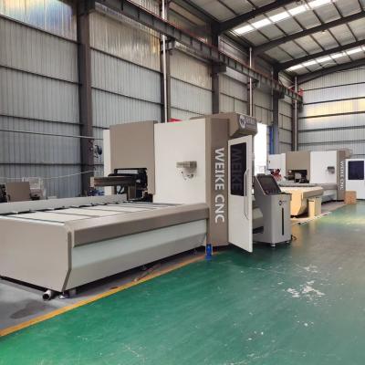 China Single Head CNC Aluminum Cutting Center Saw for Curtain Wall 45 and 90 Degree Cutting 300-6500mm for sale
