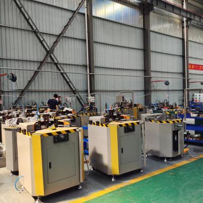 China 160mm Pneumatic Corner Crimping Machine for Aluminum Window Door Profiles 380V 3KW for sale