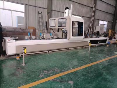 China 4 Axis CNC Machining Center for Aluminum Profile Cutting Drilling Milling Tapping 7000mm Working Length for sale