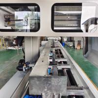 China 4 Axis CNC Machining Center for Aluminum Profile Cutting Drilling Milling Tapping 7000mm Working Length for sale
