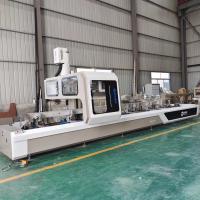 China 4 Axis CNC Machining Center for Aluminum Profile Cutting Drilling Milling Tapping 7000mm Working Length for sale