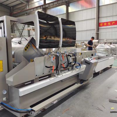 China CNC Double Head Cutting Off Saw 550mm for Aluminium UPVC Window Door 380V 4.4kW for sale
