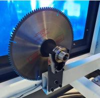 China 5-Axis CNC Machining Center for Aluminum Profiles 12 Tool Magazine 300mm Saw Blade for sale