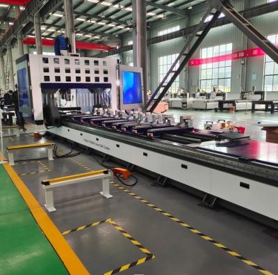 China 5 Axis CNC Aluminium Machining Centre 12 Tools 12kW Spindle for Window Door Curtain Wall for sale