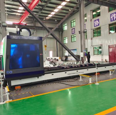 China 5 Axis CNC Aluminium Profile Machining Center 6500mm 12kW Spindle with RTCP for sale