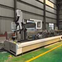 China 6500mm 12-Tool Automatic Tool Changer 4-Axis Gantry CNC Machining Center for Aluminum PVC Profiles for sale
