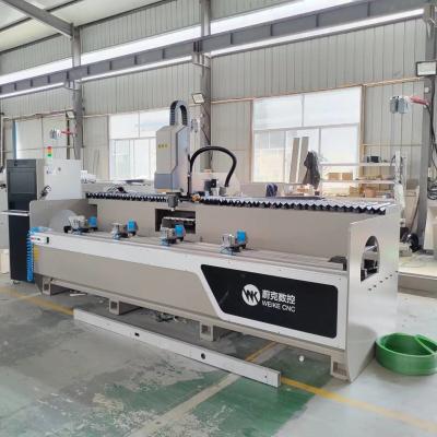 China Aluminum CNC Punching Machine 3200mm 3 Axis Machining Center with 6 Tool Changer for sale