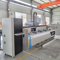 China 3 Axis CNC Aluminum PVC Copy Router Machine 3200mm Working Length 9KW Spindle for sale