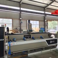 China Aluminum UPVC Vertical Spindle CNC Machining Centre 3200mm 3 Axis Window Door Making Machine for sale