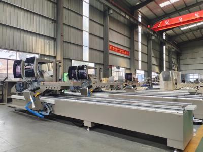 China CNC Double Head Mitre Saw 500-600mm Aluminium Window Cutting Machine 380V for sale