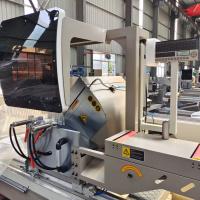 China Semi Automatic Aluminum Double Head Miter Saw With Digital Display for sale
