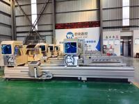 China CNC Double Head Miter Saw 500-600mm Saw Blade for Aluminum Profile Cutting 380V 2800rpm for sale