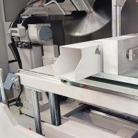 China Aluminum Notching Saw Machine WJK-550 2x2.2kw for Curtain Wall Profile Cutting for sale