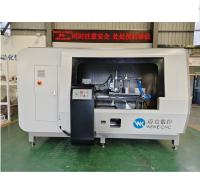 China Aluminum Notching Saw Machine WJK-550 2x2.2kw for Curtain Wall Profile Cutting for sale