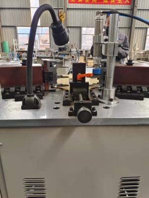 China Aluminum Profile Corner Crimping Machines Automatic Corner Combining function Front Position up and down Easy take off for sale