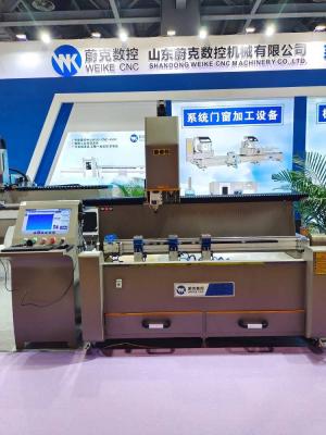 China CNC Horizontal Drilling Machine for Aluminum Profile 3+1 Axes 1500mm Working Area for sale