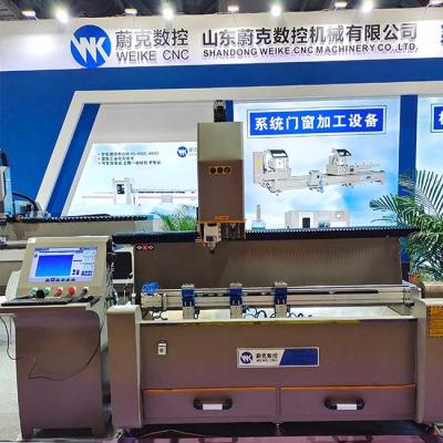China 1500mm CNC Double Head Drilling Machine with 9.5KW Power and 18000 RPM Spindle for Aluminum Processing for sale