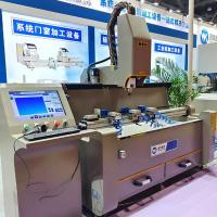 China 1500mm CNC Double Head Drilling Machine with 9.5KW Power and 18000 RPM Spindle for Aluminum Processing for sale