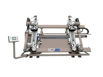 China CNC Four-Head Corner Grouping Machine for Aluminum Doors & Windows | 1800x3000mm Max Frame | 7.5kW Power for sale