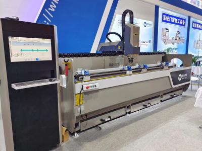 China 3200mm ATC Aluminum Profile CNC Machining Center for Drilling Milling Tapping Grooving Notching Sawing for sale
