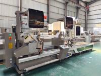China 500mm CNC Double Head Aluminum Cutting Machine with 6000mm Length Capacity and 380V Power for sale