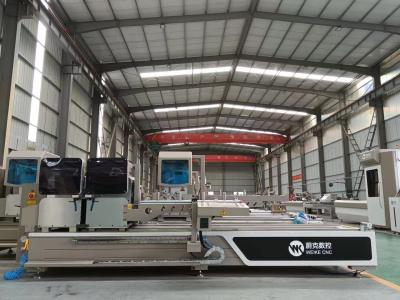China 600mm CNC Double Head Mitre Saw for Aluminum Profiles with 6000mm Cutting Length and 2800r/min Speed for sale