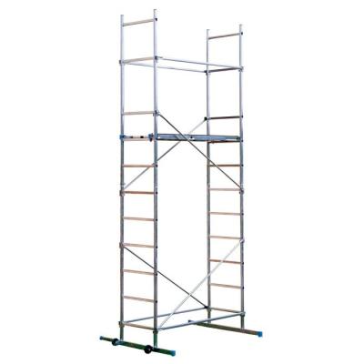 China Pre Galvanized Walk Through Frame Scaffolding Safety Stability For Construction for sale