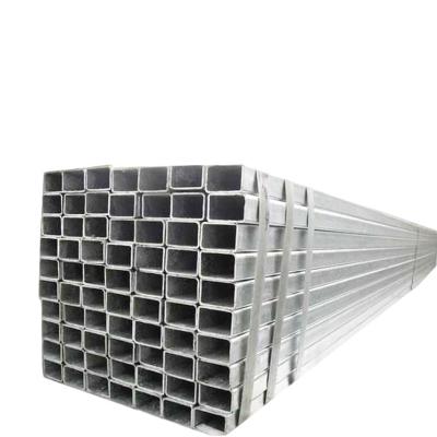 China Invoicing By Theoretical Weight Carbon Steel Galvanized Square Rectangular Hollow ERW Tube Oil Pipe Grade Q195 Q235 Q345 for sale