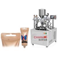 China Semi automatic soft tube filling and ultrasonic sealing machine for cosmetic cream for sale