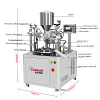 China Semi automatic soft tube filling and ultrasonic sealing machine for cosmetic cream for sale