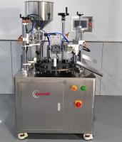 China Semi automatic soft tube filling and ultrasonic sealing machine for cosmetic cream for sale