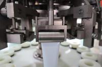 China Semi automatic aluminum tube filling and crimping machine for cosmetic lotion hand cream glue for sale