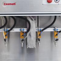 China 4 / 6 heads Automatic filling machine for Gouache Latte multi color isolation cream for sale