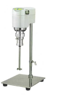 China Small Portable Laboratory High Speed Dispersion Homogenizer Shear Emulsifying Machine for sale
