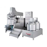 China Cosmetic Lab Vacuum Homogenizer Emulsifier Mixer 50L-500L for sale