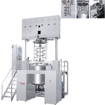 China Cosmetic Mixing Equipment Emulsifying Machine Butter Cream Ointment Processing Homogenizer Vacuum Mixer for sale
