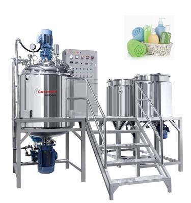 China Shampoo Liquid Soap Making Machine 300L-5000L Heating Cooling Stainless Steel Agitator for sale