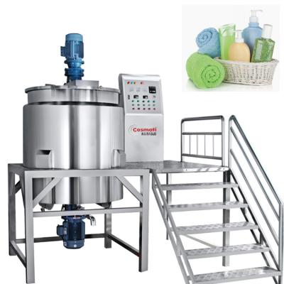 China Stainless Steel Chemical Shampoo Mixing Tank Liquid Soap Detergent 300L-5000L for sale