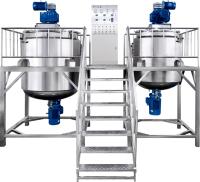 China 500L-5000L Liquid Soap Making Machine Stainless Steel Homogenizing Blending Heating Cooling for sale